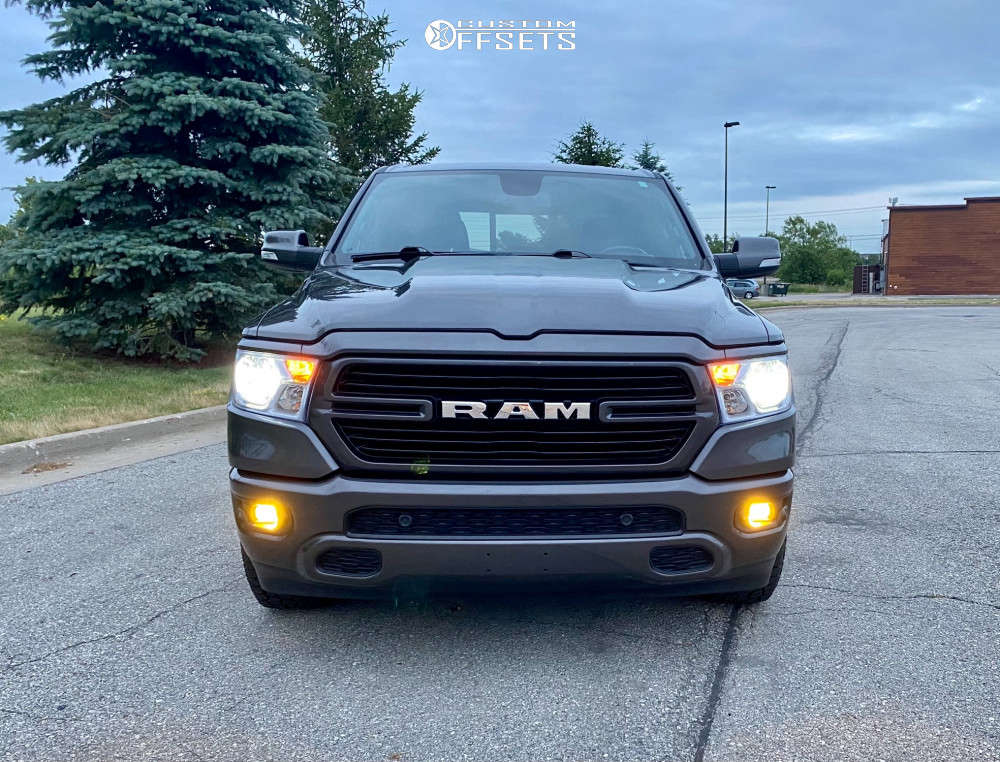 2019 Ram 1500 with 20x9 12 Vision Creep and 275/55R20 Pathfinder All ...