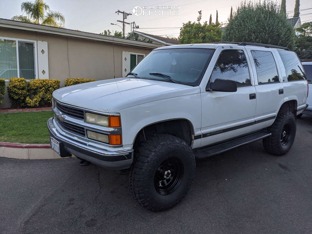 1999 Chevrolet Tahoe with 16x8 -6.35 Vision Soft 8 and 315/75R16 ...