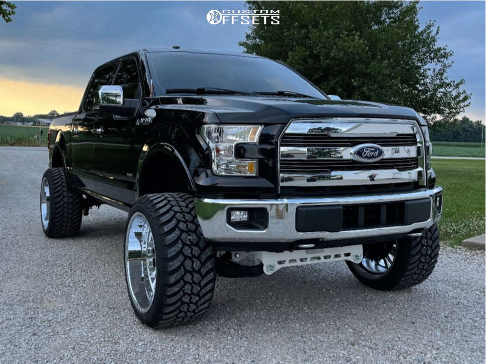 2017 Ford F-150 with 24x14 -72 Tuff T2a and 35/13.5R24 AMP Mud Terrain ...