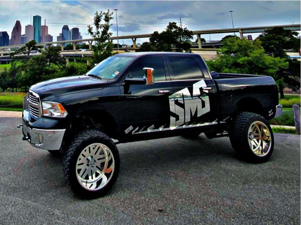 2017 Ram 1500 with 24x14 -76 American Force Liberty Ss and 37/13.5R24 ...