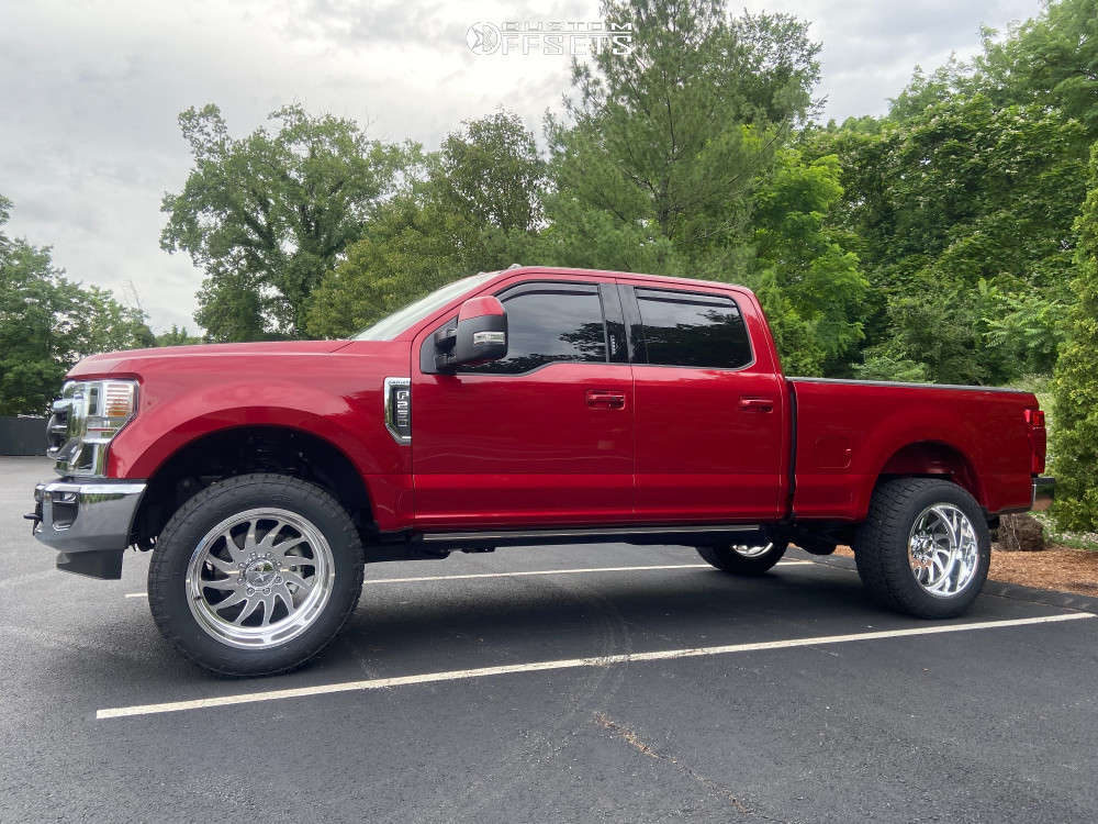 2021 Ford F-250 Super Duty with 22x12 -40 American Force Spirit Ss and ...