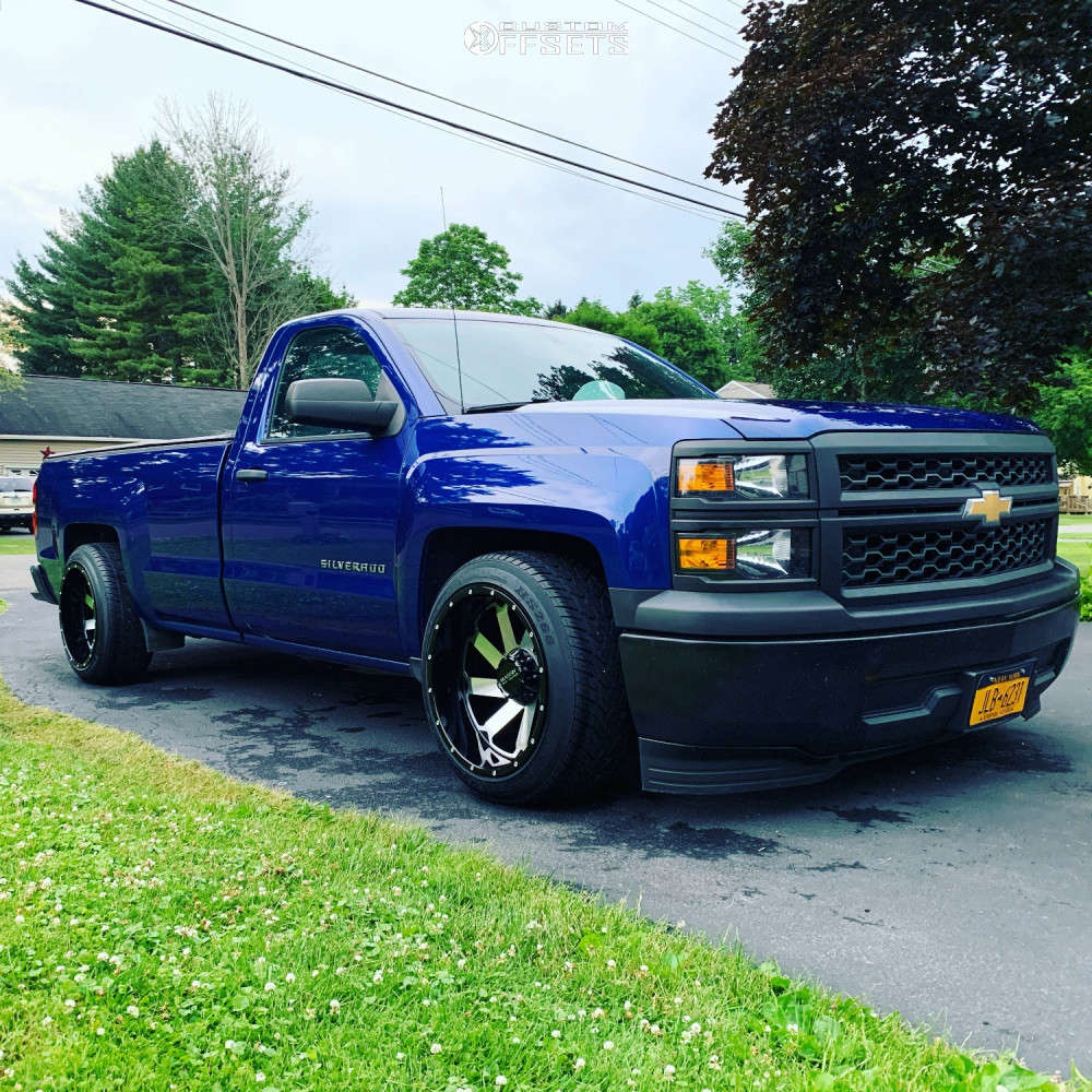 2014 Chevrolet Silverado 1500 with 20x12 -44 Massiv Offroad Or4 and 275 ...
