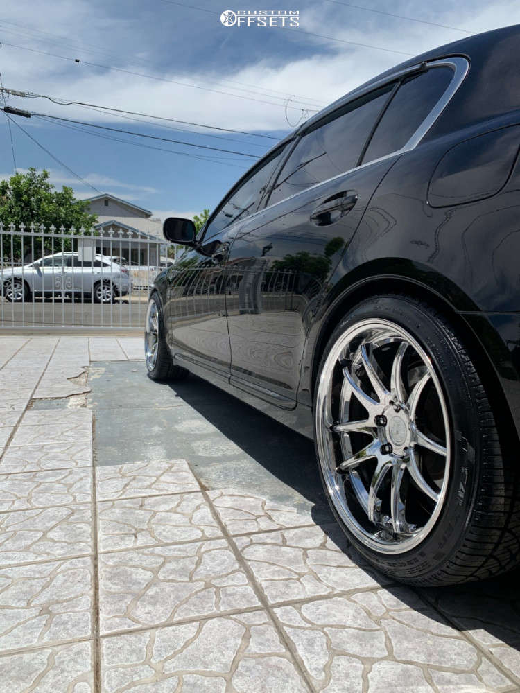 2006 Lexus GS300 with 19x9.5 22 Aodhan Ds02 and 235/40R19 Falken Azenis ...