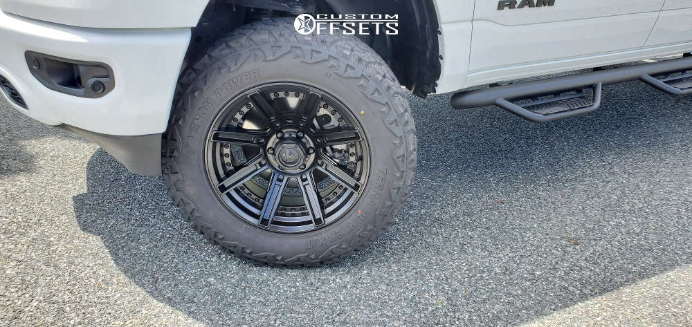 2020 Ram 1500 with 20x10 -18 Fuel Rogue and 35/12.5R20 Venom Power ...