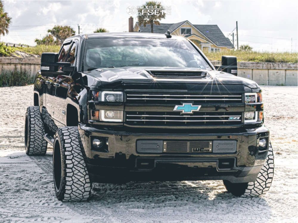 2017 Chevrolet Silverado 2500 HD with 22x12 -44 KG1 Forged Revo and 33/ ...