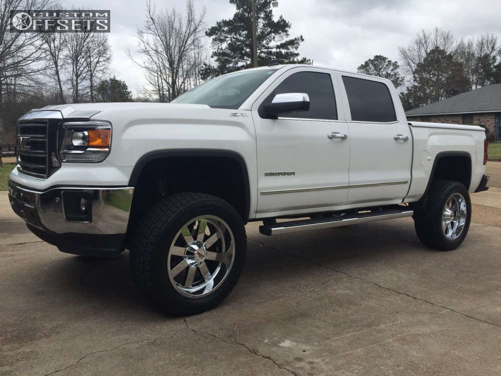 2014 GMC Sierra 1500 with 22x10 -18 Moto Metal Mo962 and 35/12.5R22 ...