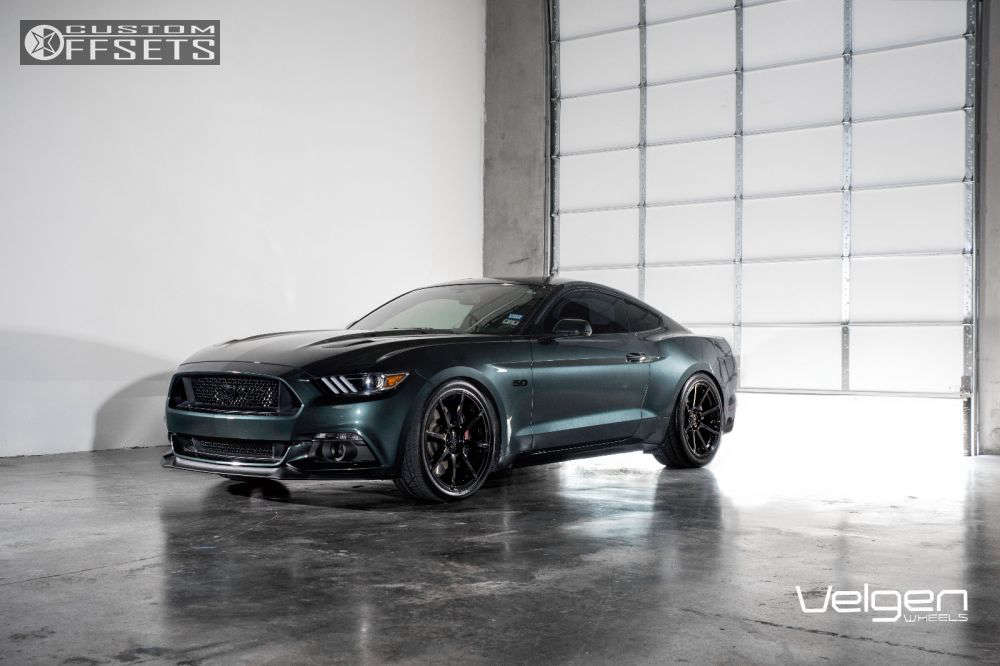 2015 Ford Mustang with 20x9 35 Velgen VMB8 and 275/35R20 Nitto Invo and ...