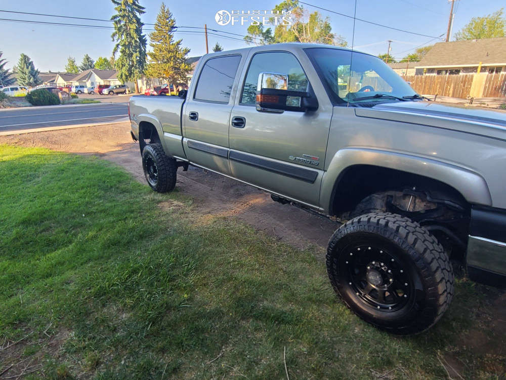 2003 Chevrolet Silverado 2500 HD with 17x10 -24 MB Wheels 352 and 33/12 ...