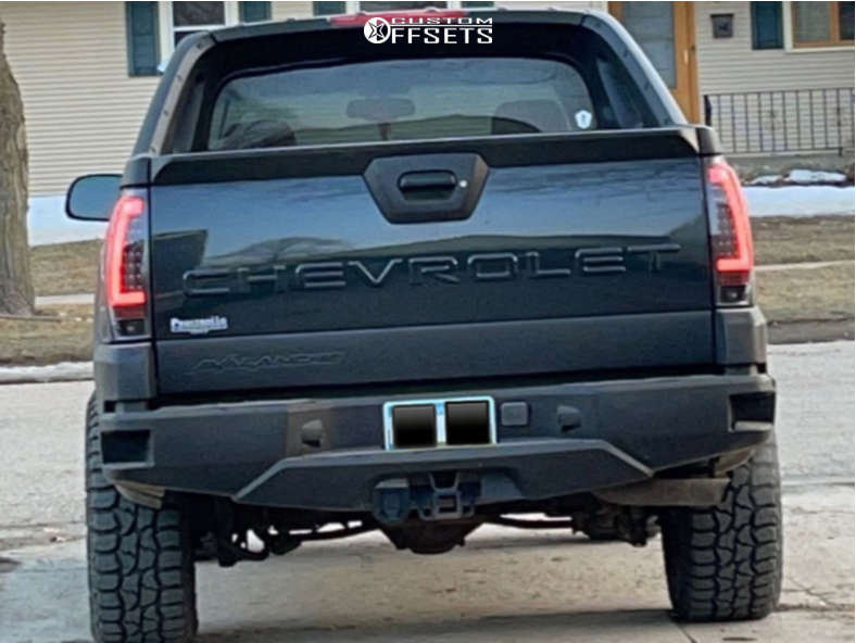 2003 Chevrolet Avalanche 1500 with 20x10 19 Hardrock Gunner and 33/12 ...