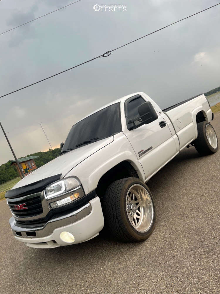 2005 GMC Sierra 2500 HD Classic with 22x12 -40 American Force Trax Ss ...