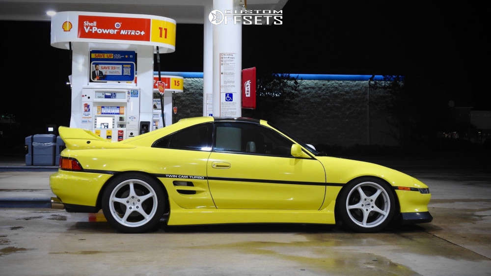 1993 Toyota MR2 with 17x8 32 SSR Integral A2 and 215/40R17 Federal 595 ...