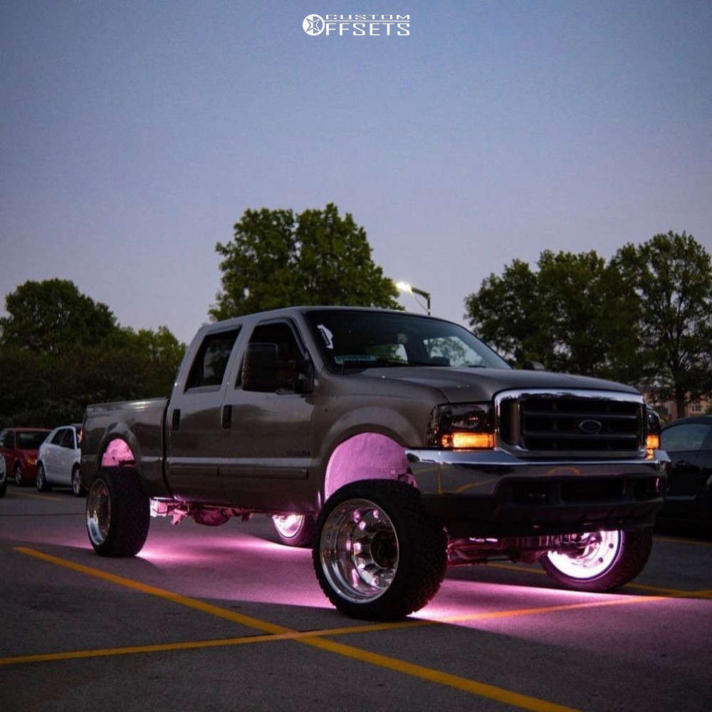 2002 Ford F-250 Super Duty with 22x14 -76 Alcoa Super Single and 33/12 ...