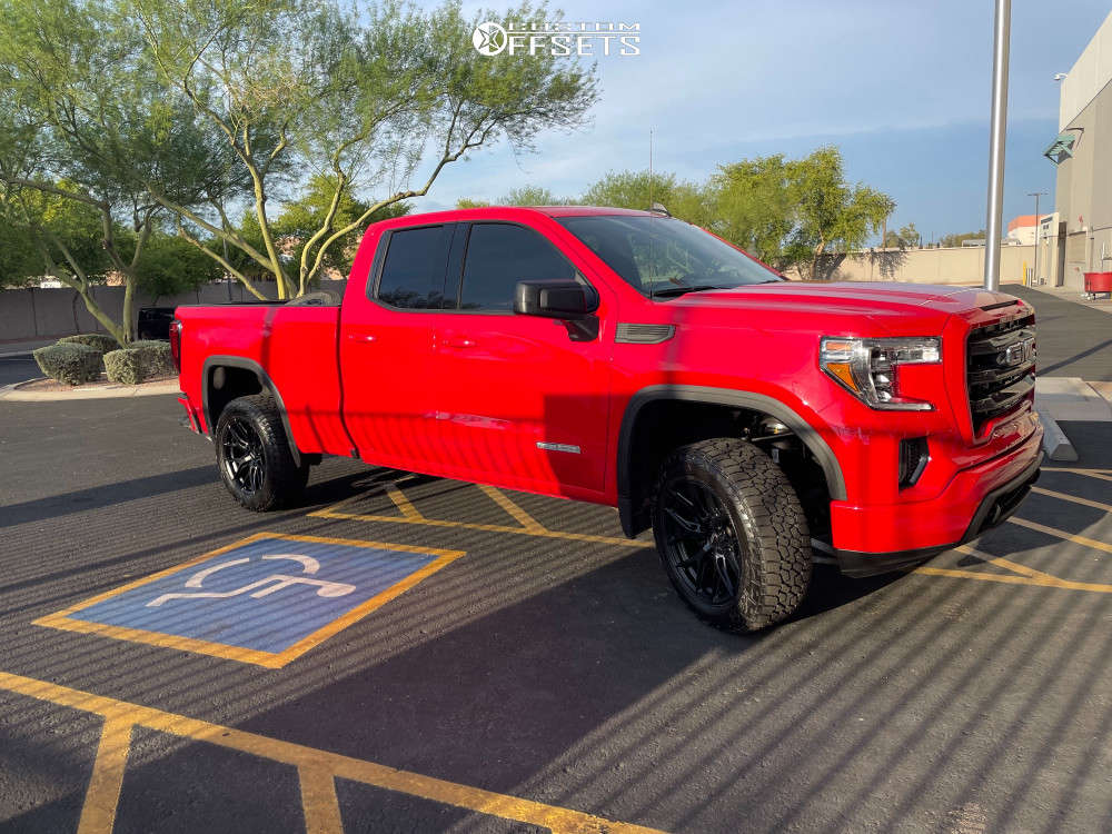 2021 GMC Sierra 1500 with 20x9 0 Vossen HF 6-4 and 33/9.5R20 Falken ...
