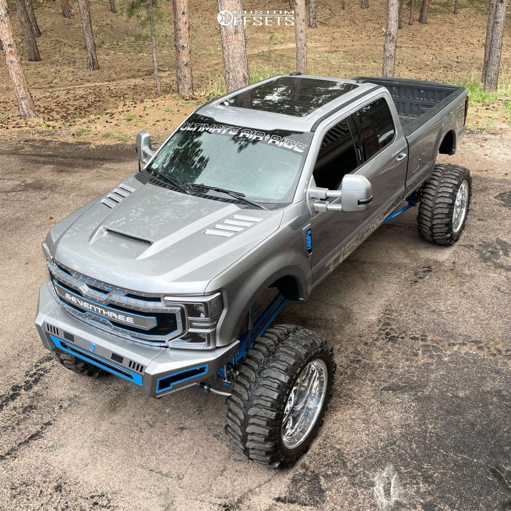 2020 Ford F-250 Super Duty with 28x16 -101 TIS F106 and 44/19.5R28 ...