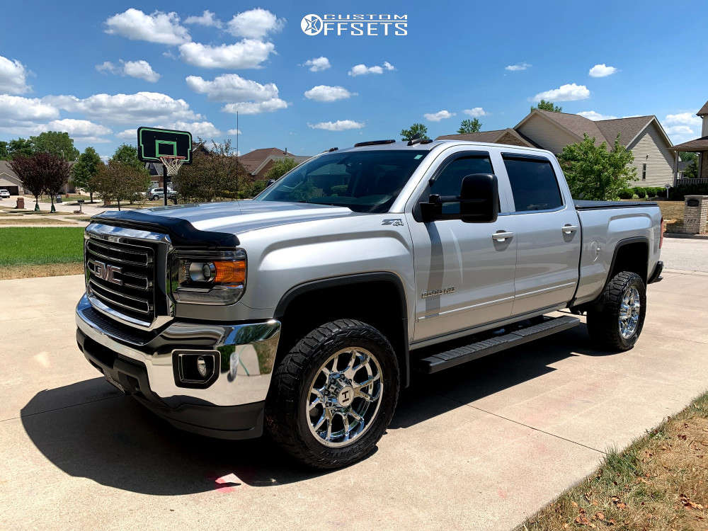 2016 GMC Sierra 2500 HD with 20x9 0 Hostile Rage and 33/12.5R20 Toyo ...