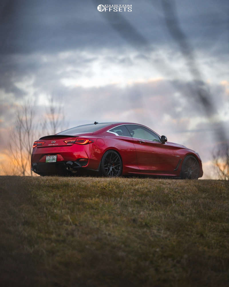 2020 INFINITI Q60 with 20x9 25 Rohana Rfx10 and 255/35R20 Michelin ...