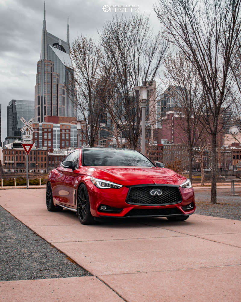 2020 INFINITI Q60 with 20x9 25 Rohana Rfx10 and 255/35R20 Michelin ...