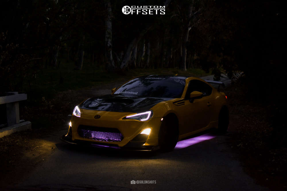 2015 Scion FR-S with 18x9.5 38 Gram Lights 57dr and 235/35R18 Nexen SU1 ...