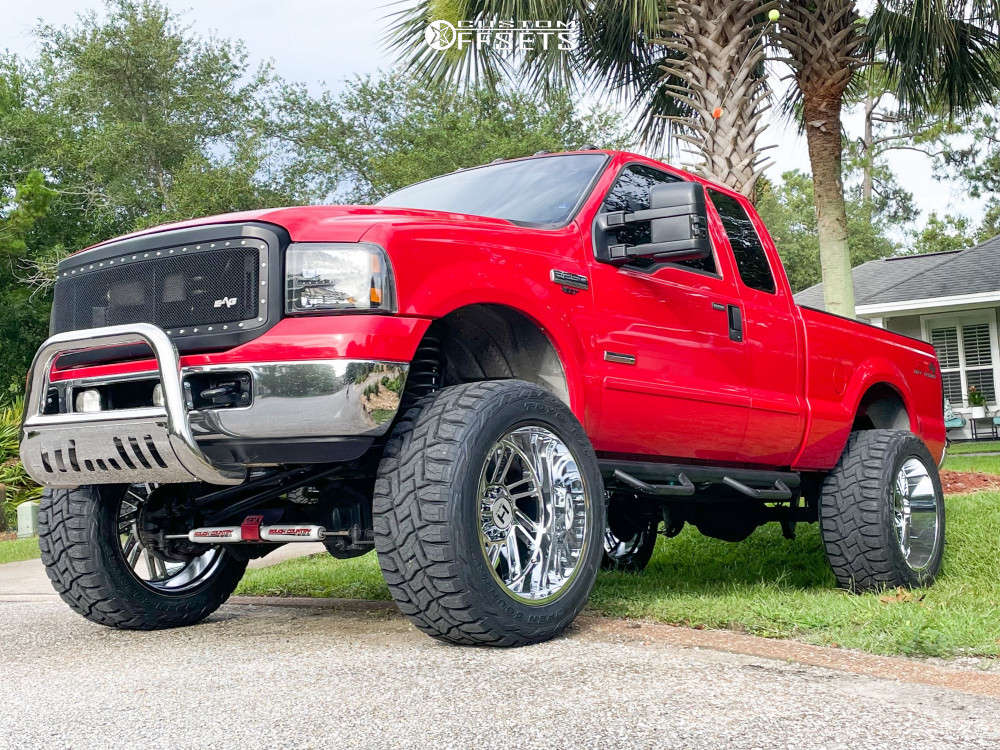 2007 Ford F-250 Super Duty with 24x14 -76 Hostile Stryker and 38/15 ...