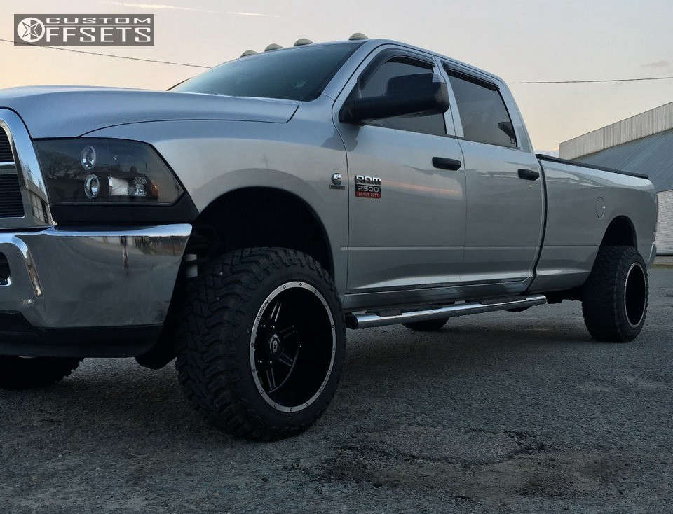 2010 Ram 2500 with 20x12 -51 Vision Cannibal and 33/12.5R20 Atturo ...