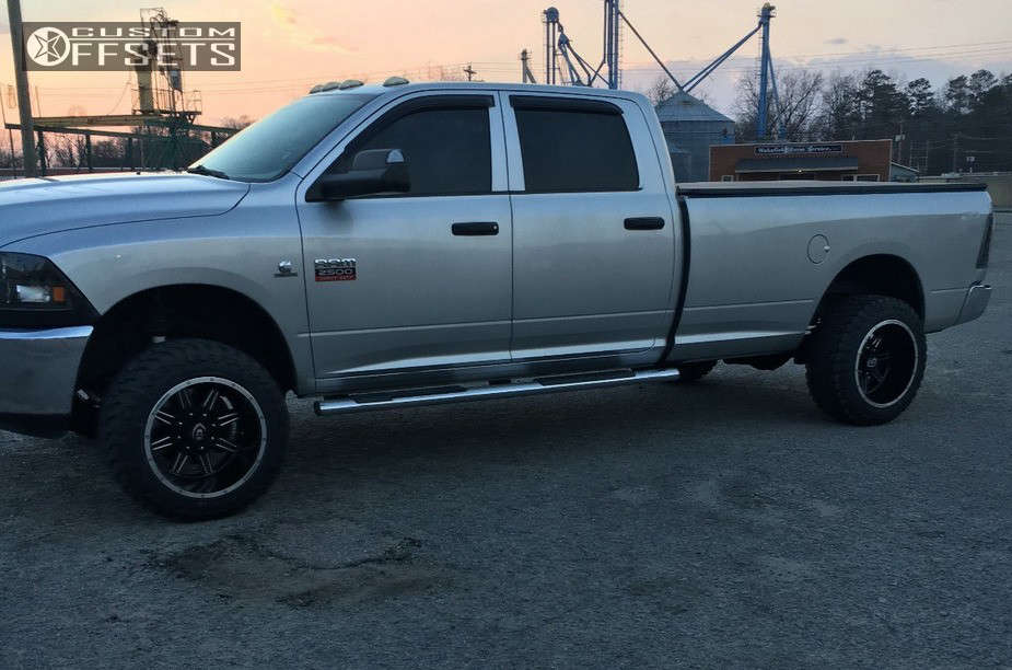 2010 Ram 2500 with 20x12 -51 Vision Cannibal and 33/12.5R20 Atturo ...