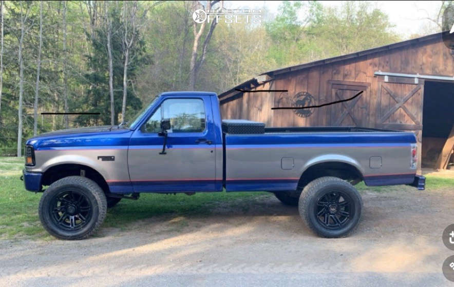 1996 Ford F-250 with 16x8.5 -24 Motiv Offroad Millenium and 30/10.5R16 ...