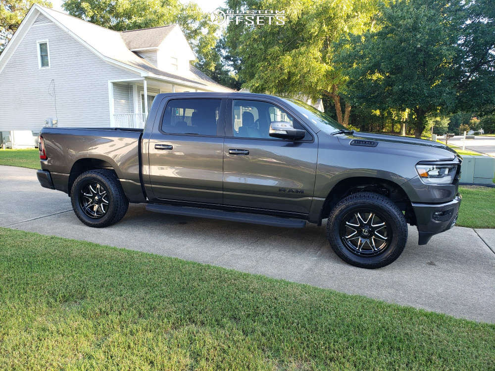 2020 Ram 1500 with 20x9 1 Fuel Hammer and 305/55R20 Bridgestone Dueler ...