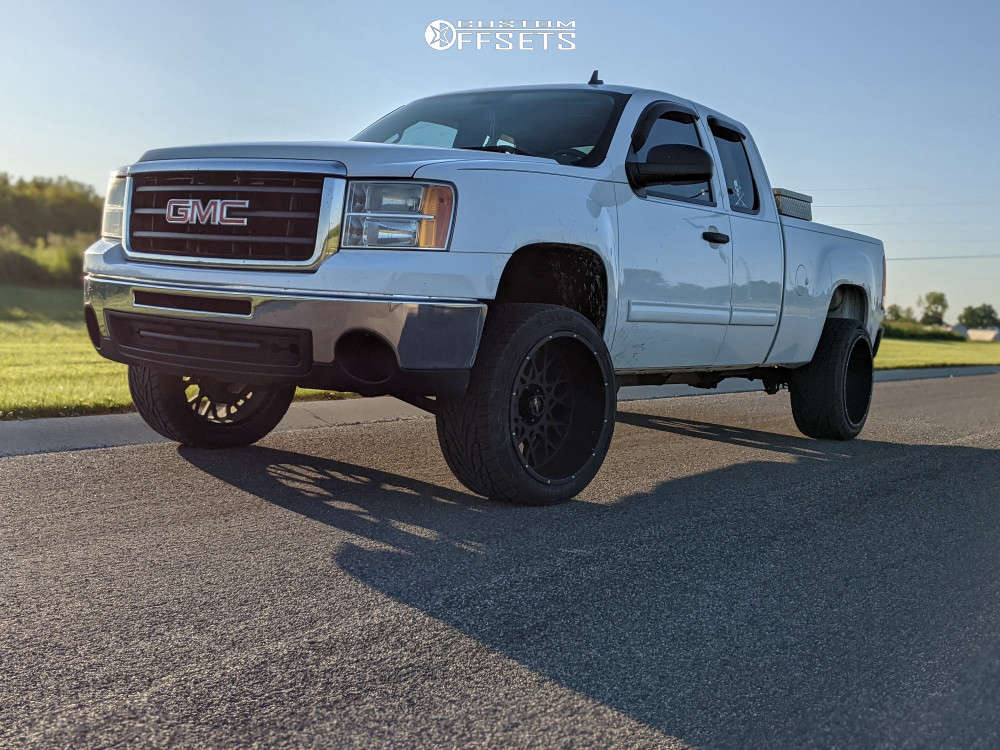 2010 GMC Sierra 1500 with 22x12 -51 Vision Rocker and 305/40R22 Toyo ...