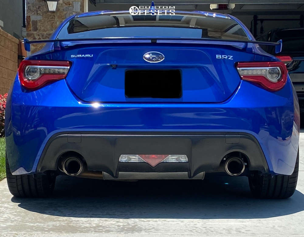 2018 Subaru BRZ with 18x8.5 45 Enkei Raijin and 245/35R18 Continental ...