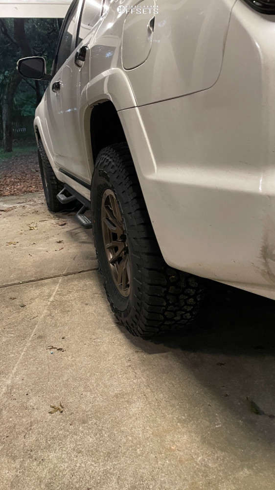 2016 Toyota 4Runner with 17x8.5 -0 Icon Alloys Vector 6 and 285/70R17 ...