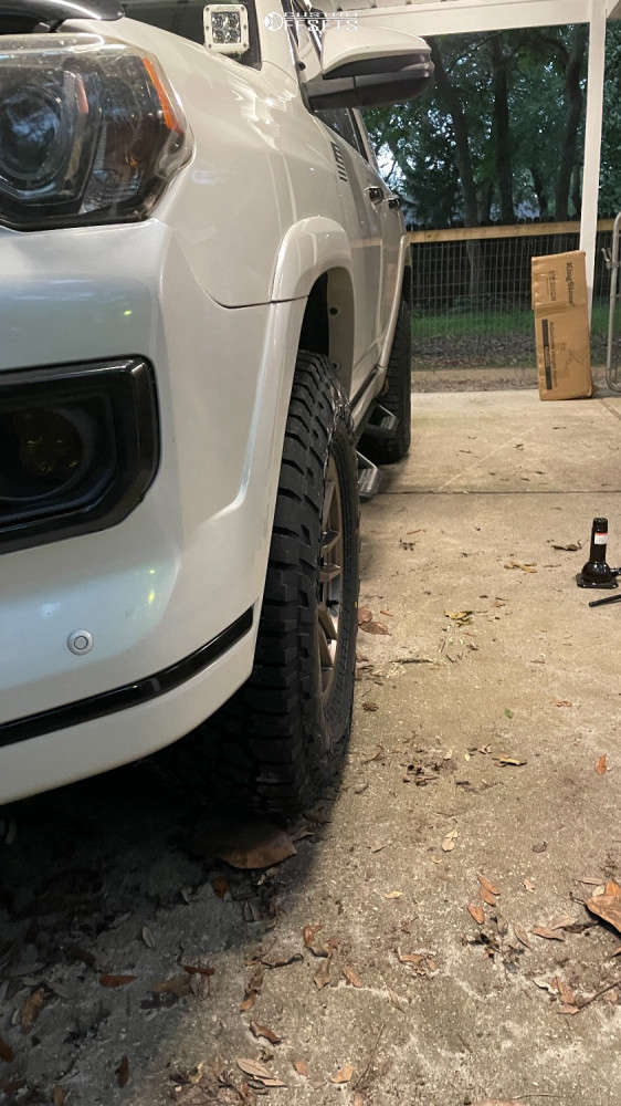 2016 Toyota 4Runner with 17x8.5 -0 Icon Alloys Vector 6 and 285/70R17 ...