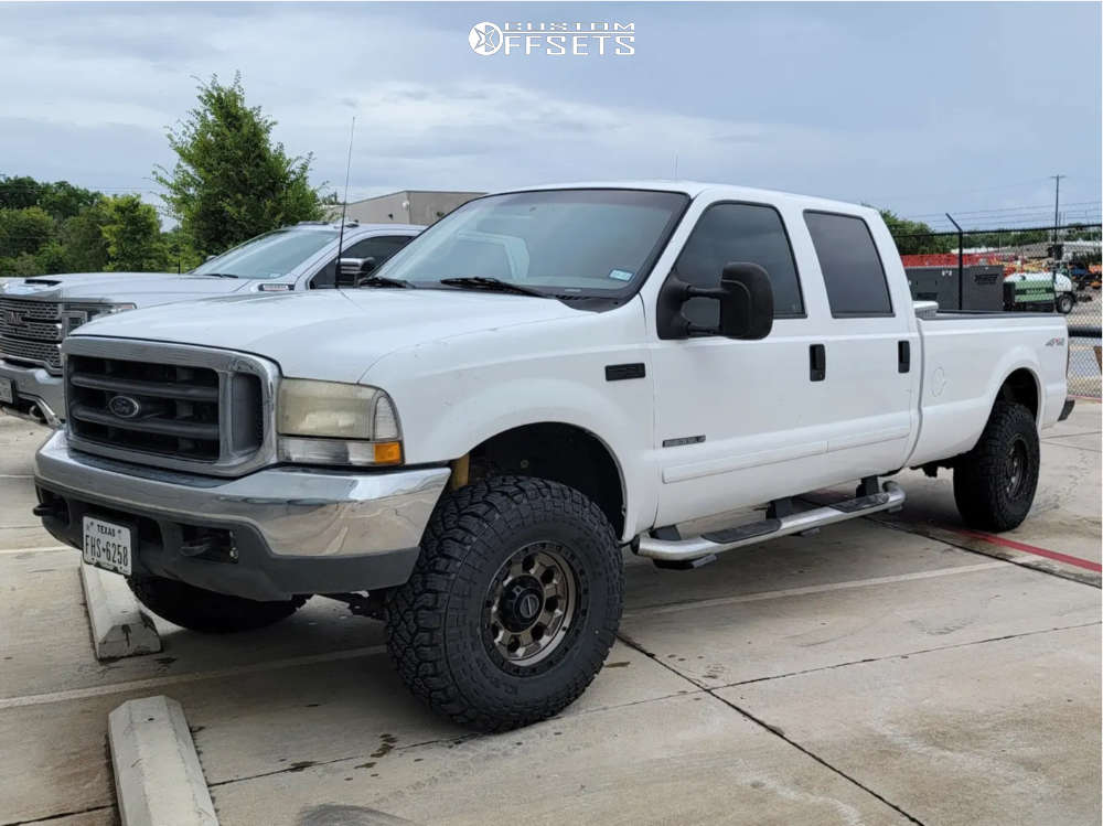 2001 Ford F-350 Super Duty with 18x9 0 American Racing Ar201 and 35/12 ...