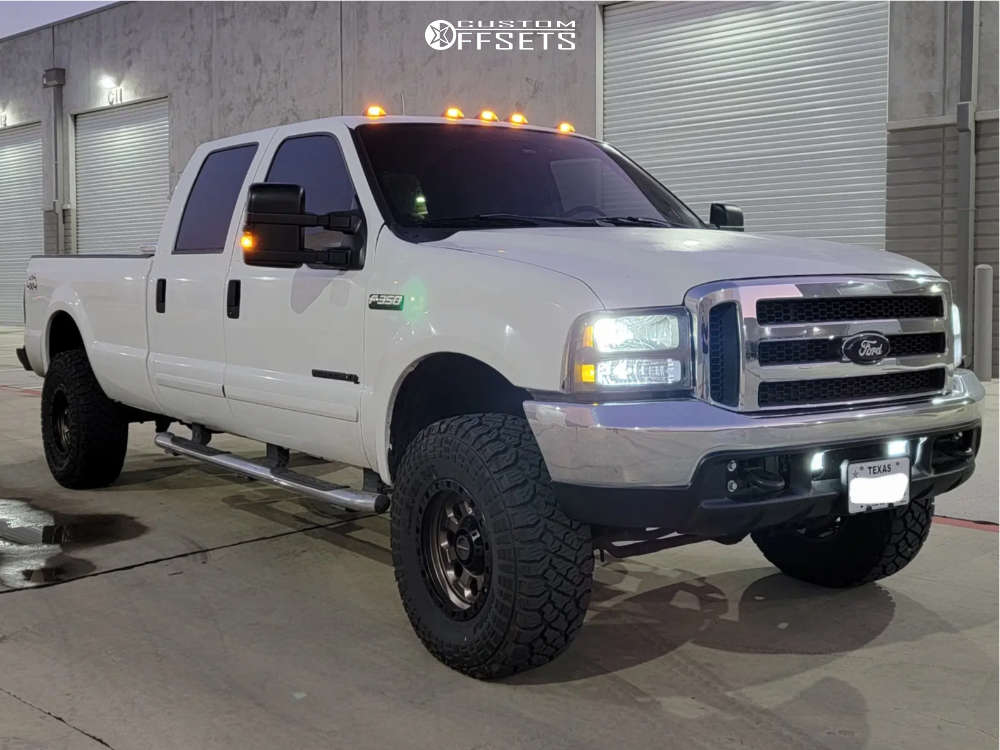 2001 Ford F-350 Super Duty with 18x9 0 American Racing Ar201 and 35/12.5R18 Kenda Klever R/t and ...