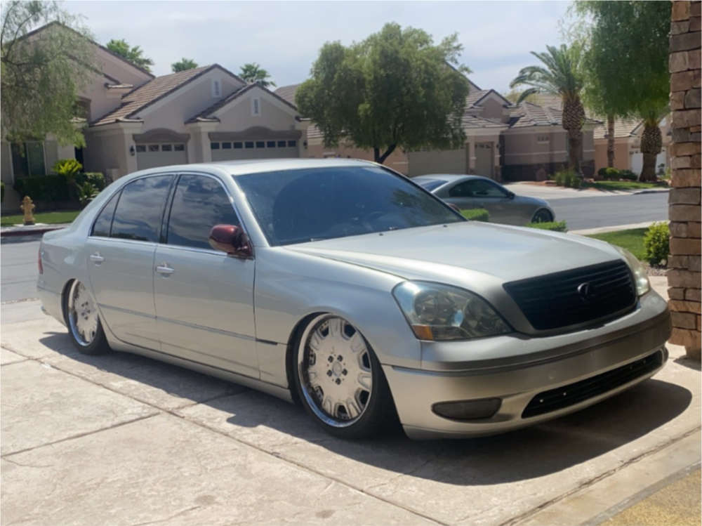 2001 Lexus LS430 with 19x8 45 Work Ls507 and 245/35R19 Nankang Ns-20 ...