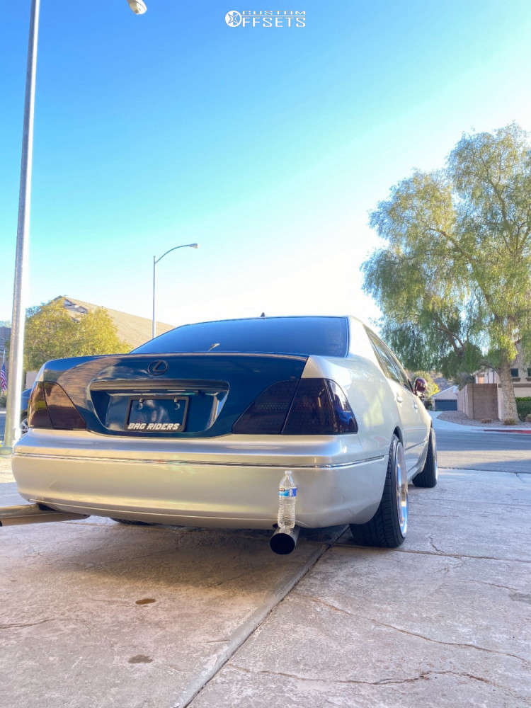 2001 Lexus LS430 with 19x8 45 Work Ls507 and 245/35R19 Nankang Ns-20 ...