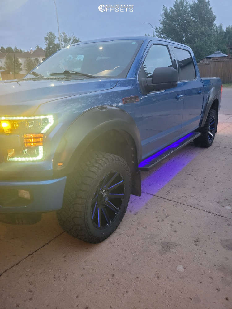 2016 Ford F-150 with 20x9 1 Fuel Contra and 33/12.5R20 Kenda Klever R/t ...