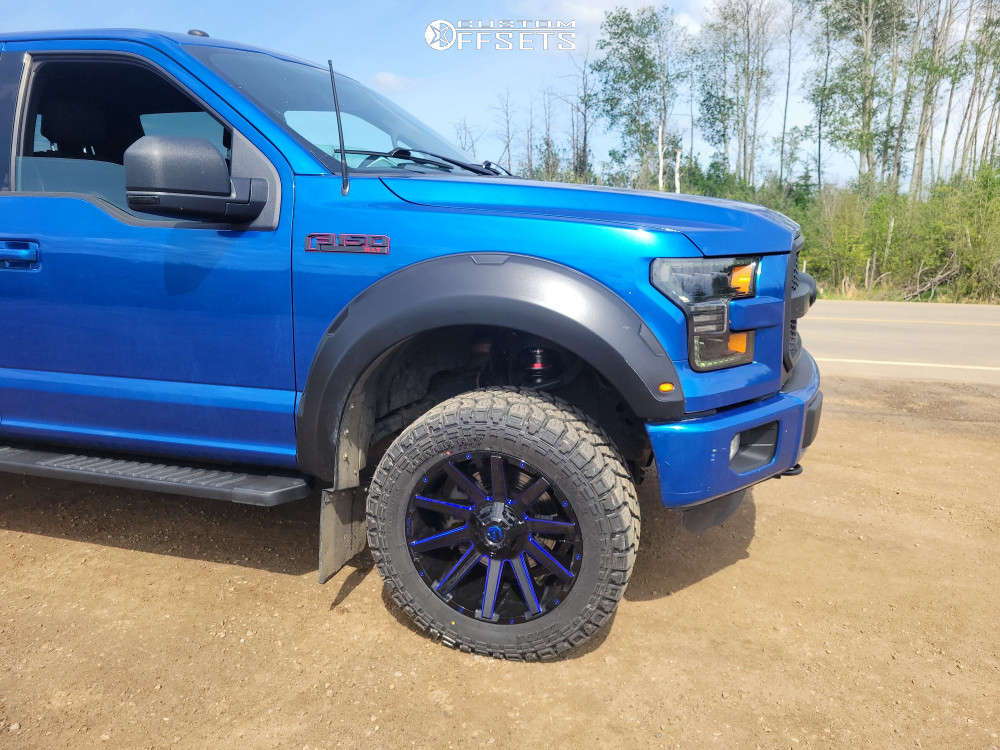 2016 Ford F-150 with 20x9 1 Fuel Contra and 33/12.5R20 Kenda Klever R/t ...