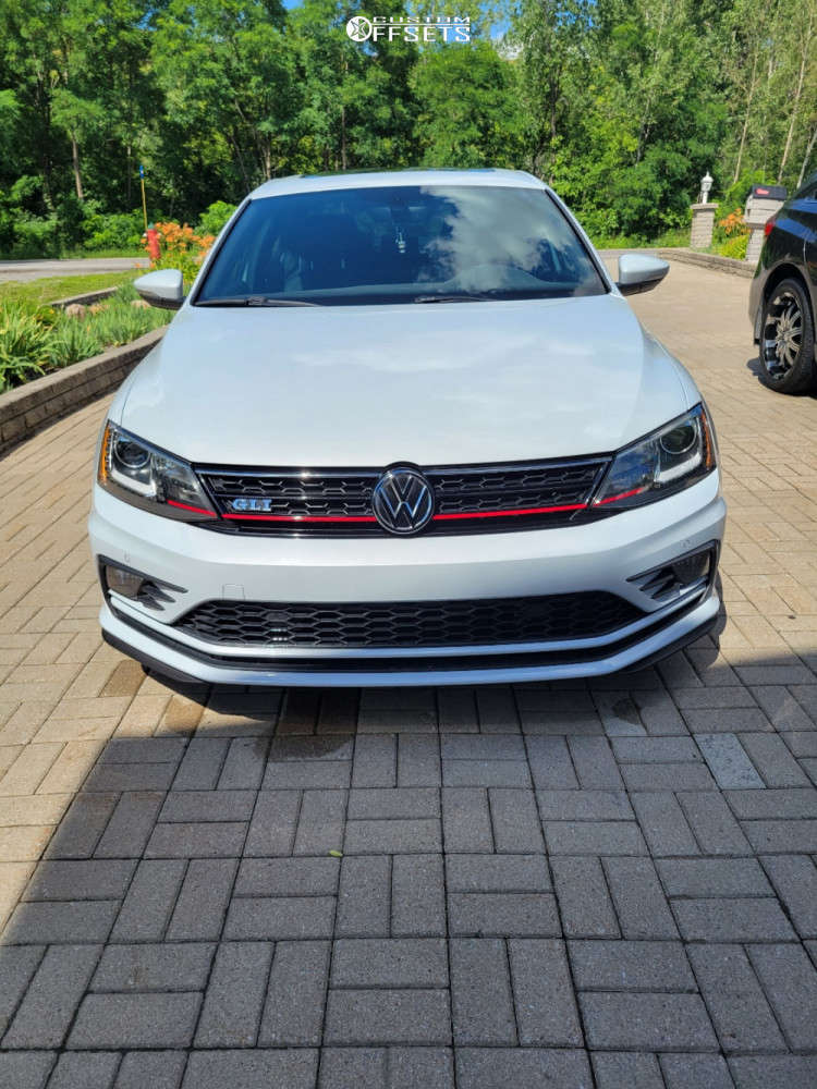 2017 Volkswagen Jetta with 18x8.5 45 Enkei Rs05-rr and 225/40R18 ...