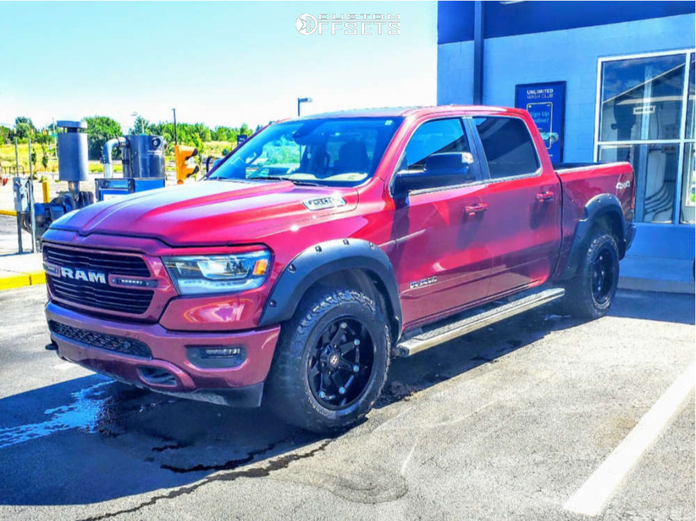 2019 Ram 1500 with 20x10 -24 Ballistic Beast and 305/55R20 BFGoodrich ...