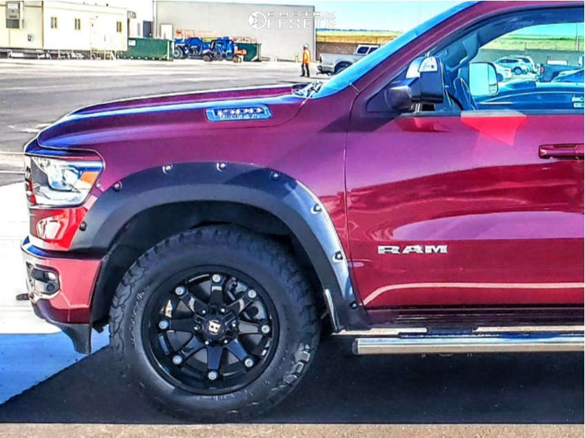 2019 Ram 1500 with 20x10 -24 Ballistic Beast and 305/55R20 BFGoodrich ...