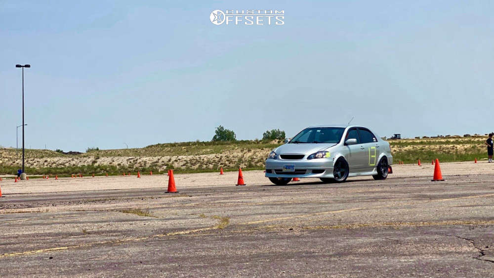 2003 Toyota Corolla with 18x9 12 Kansei Knp and 235/40R18 Nitto Motivo ...