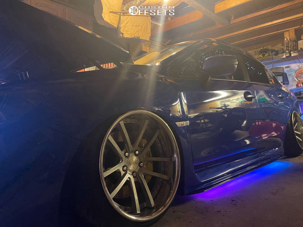 2018 Subaru WRX STI with 18x10.5 0 Heritage ASAN and 225/35R18 Federal ...