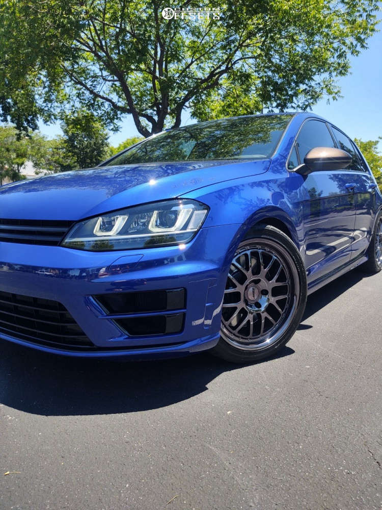 2016 Volkswagen Golf R with 18x8 32 TSW Valencia and 235/40R18 Nitto ...