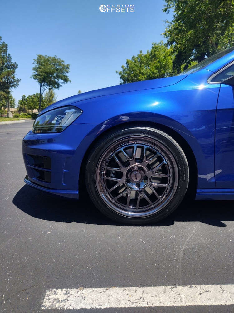 2016 Volkswagen Golf R with 18x8 32 TSW Valencia and 235/40R18 Nitto ...