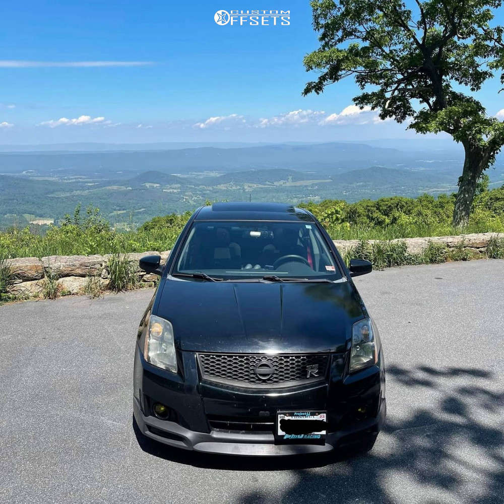 2007 Nissan Sentra with 17x8 35 AVID1 AV6 and 225/45R17 Nitto Nt555 G2 ...