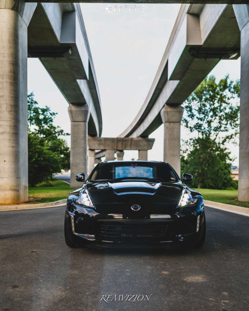 2020 Nissan 370Z with 19x9.5 20 Forgestar F14 and 255/35R19 Continental ...