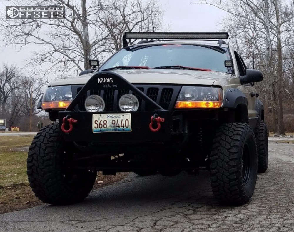 2001 Jeep Grand Cherokee with 16x8 -12 Vision D Window and 305/70R16 ...