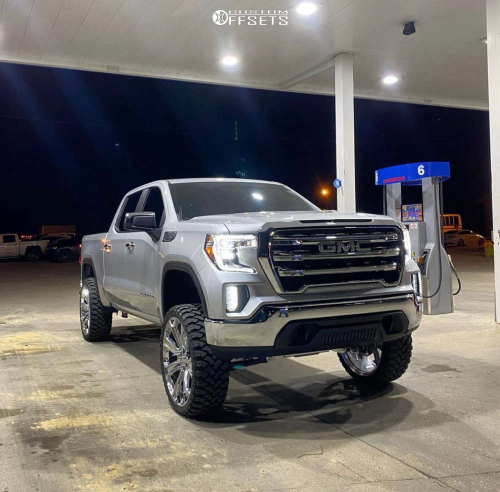 2020 GMC Sierra 1500 with 26x10 31 Reps G06 and 35/13.5R26 Comforser ...