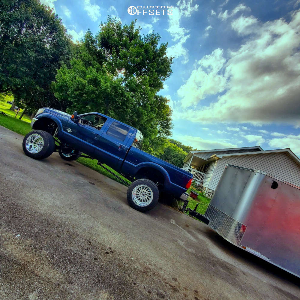 2015 Ford F-250 Super Duty with 24x16 -101 Fuel Forged Ff16 and 40/15 ...