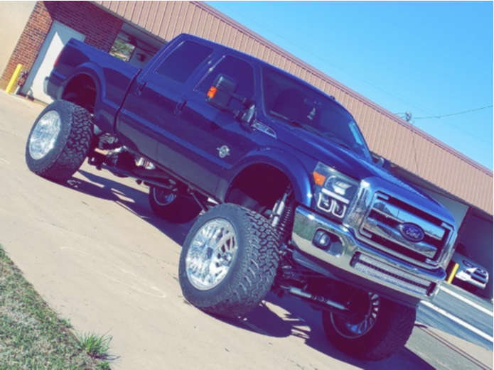 2015 Ford F-250 Super Duty with 24x16 -101 Fuel Forged Ff16 and 40/15 ...